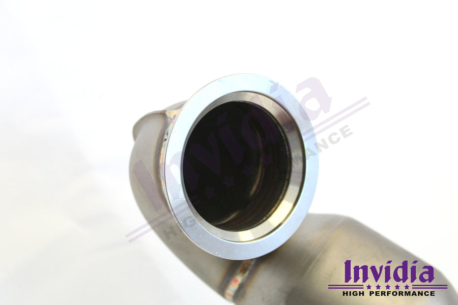 Invidia Down Pipe with High Flow Cat - Audi S3 8V/VW Golf R Mk7, Mk7.5 ...